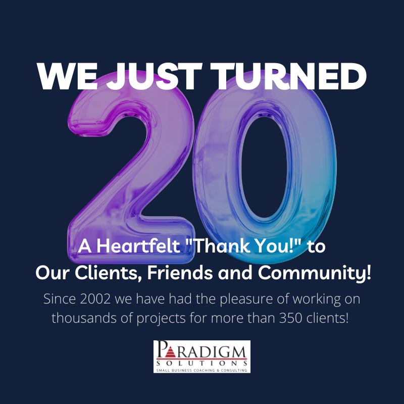 Paradigm Solutions Just Turned 20! - Haymarket/Gainesville Business ...